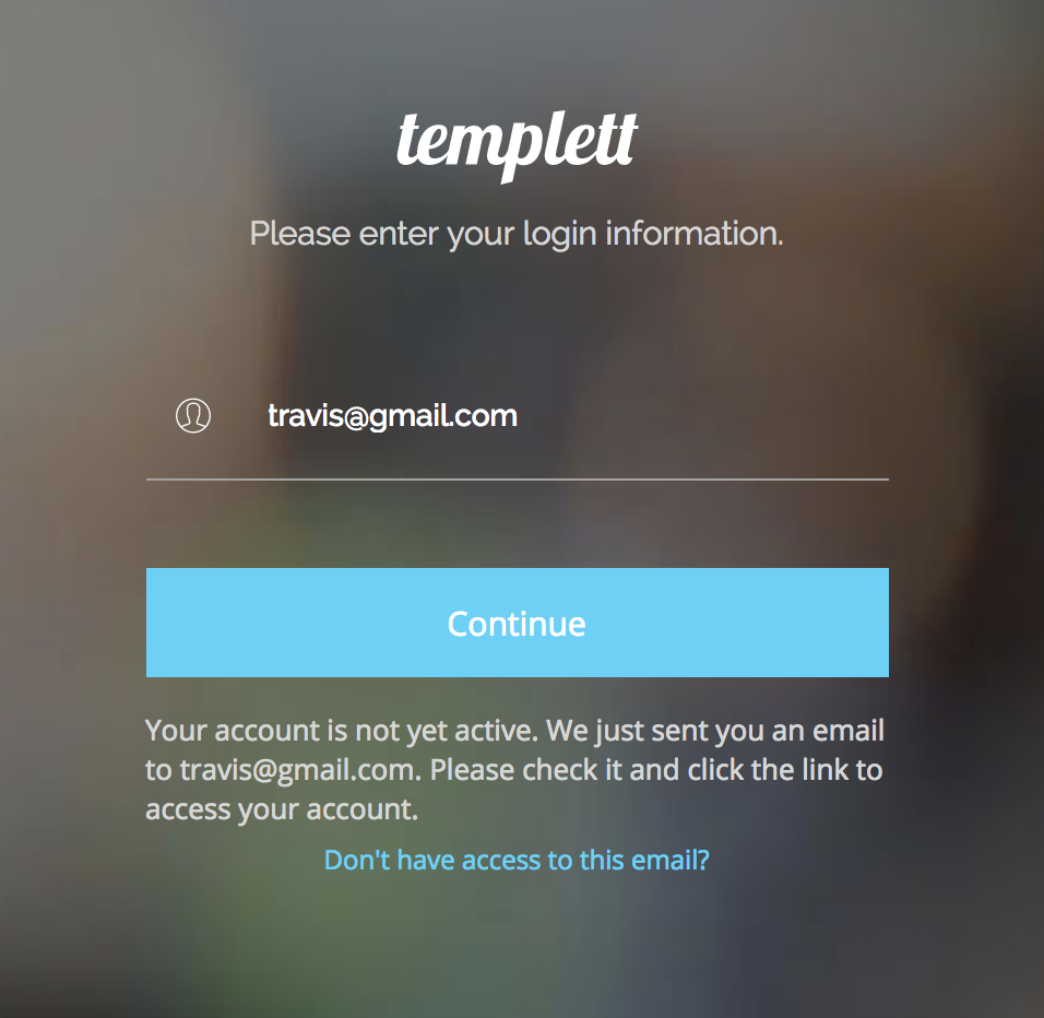 login-page-new-account | Templett Blog