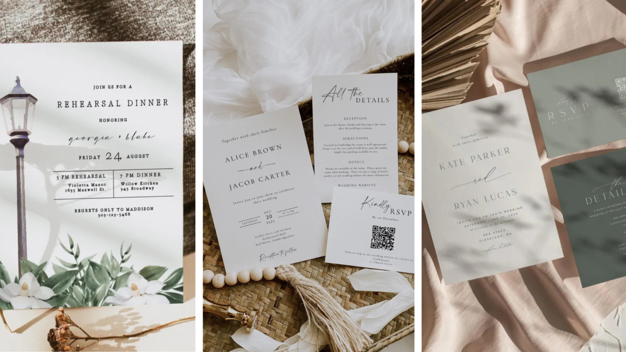 How to Design Your Own Digital Wedding Invitations | Templett Blog